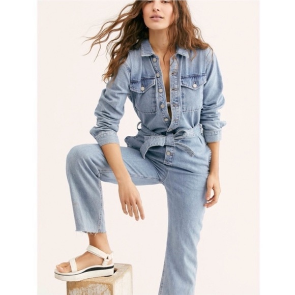 Boyish | Jeans | Boyish The Guy Relaxed Denim Jumpsuit Romper From Free ...